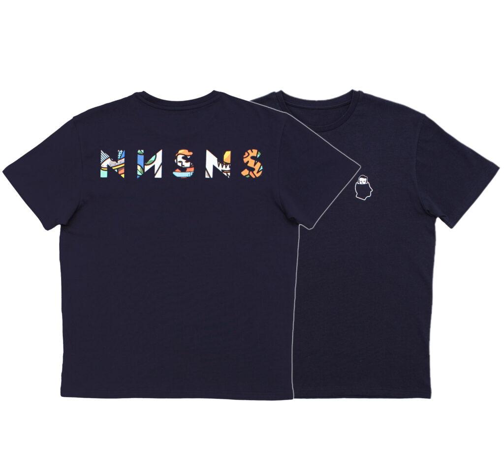 NNSNS Head logo Black Tee – NNSNS